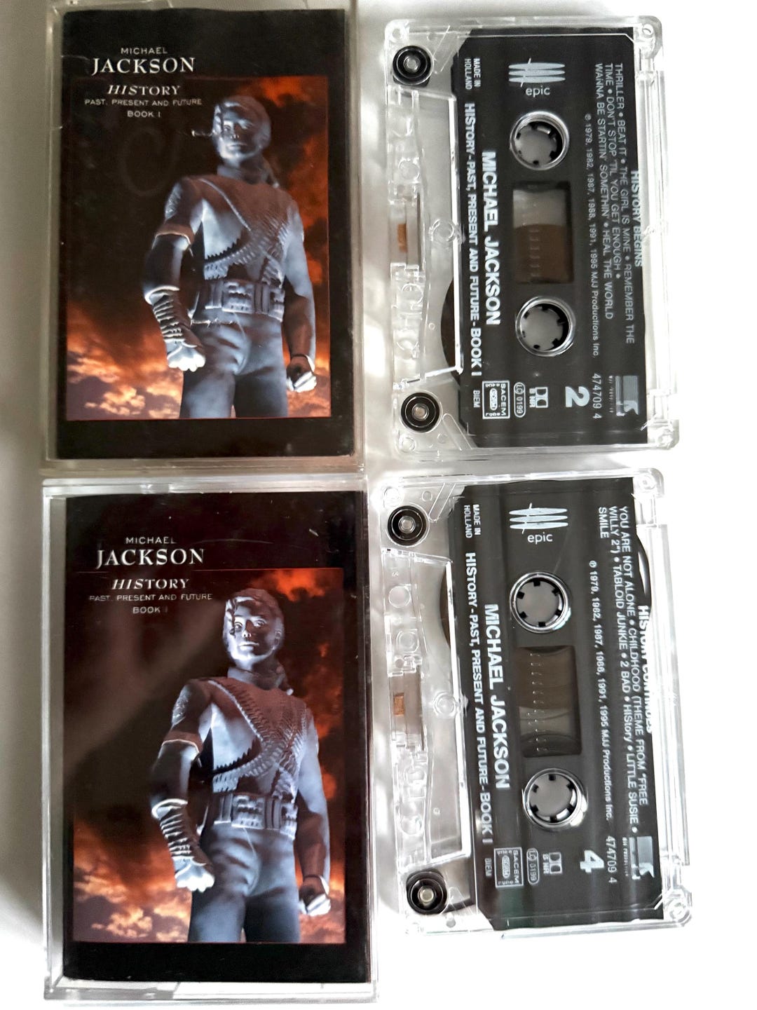 Michael Jackson History Double Cassette Tape - Etsy