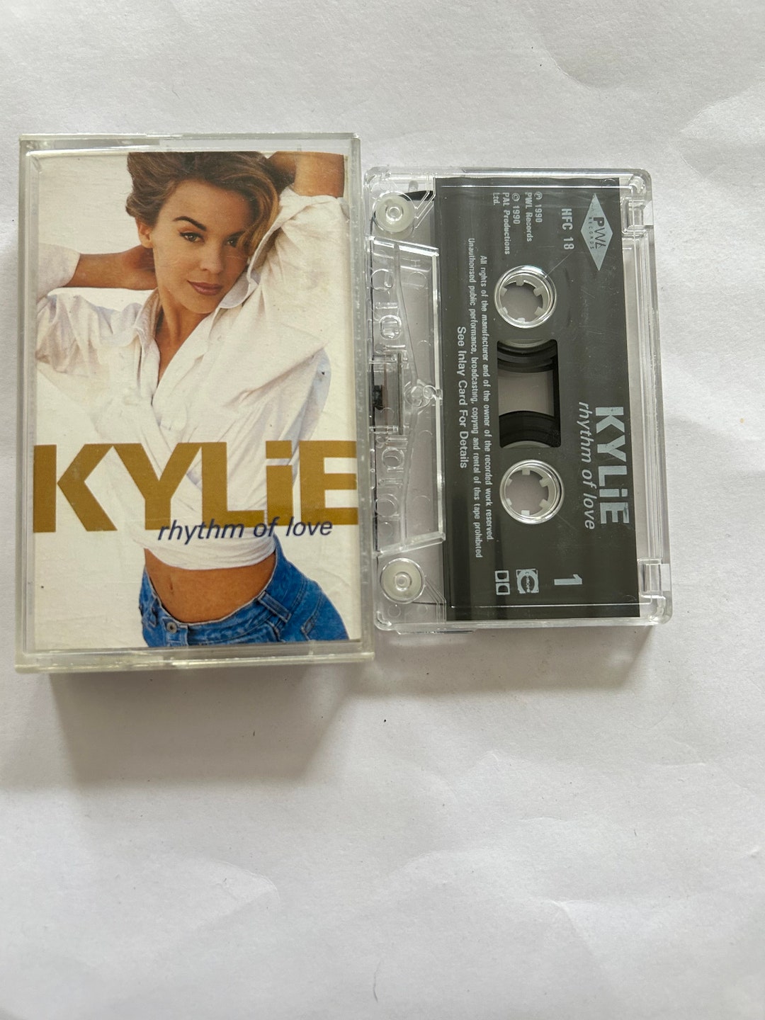 Kylie Minogue Rhythm of Love Cassette Tape - Etsy