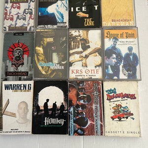Rap,hip Hop Cassette Singles 2pac,puff Daddy,dr Dre,ll Cool J ,jay Z ...
