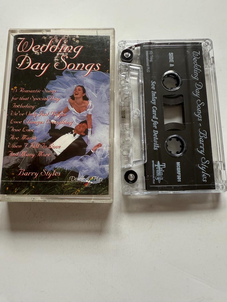 Barry Styles Wedding Day Songs Cassette Tape - Etsy