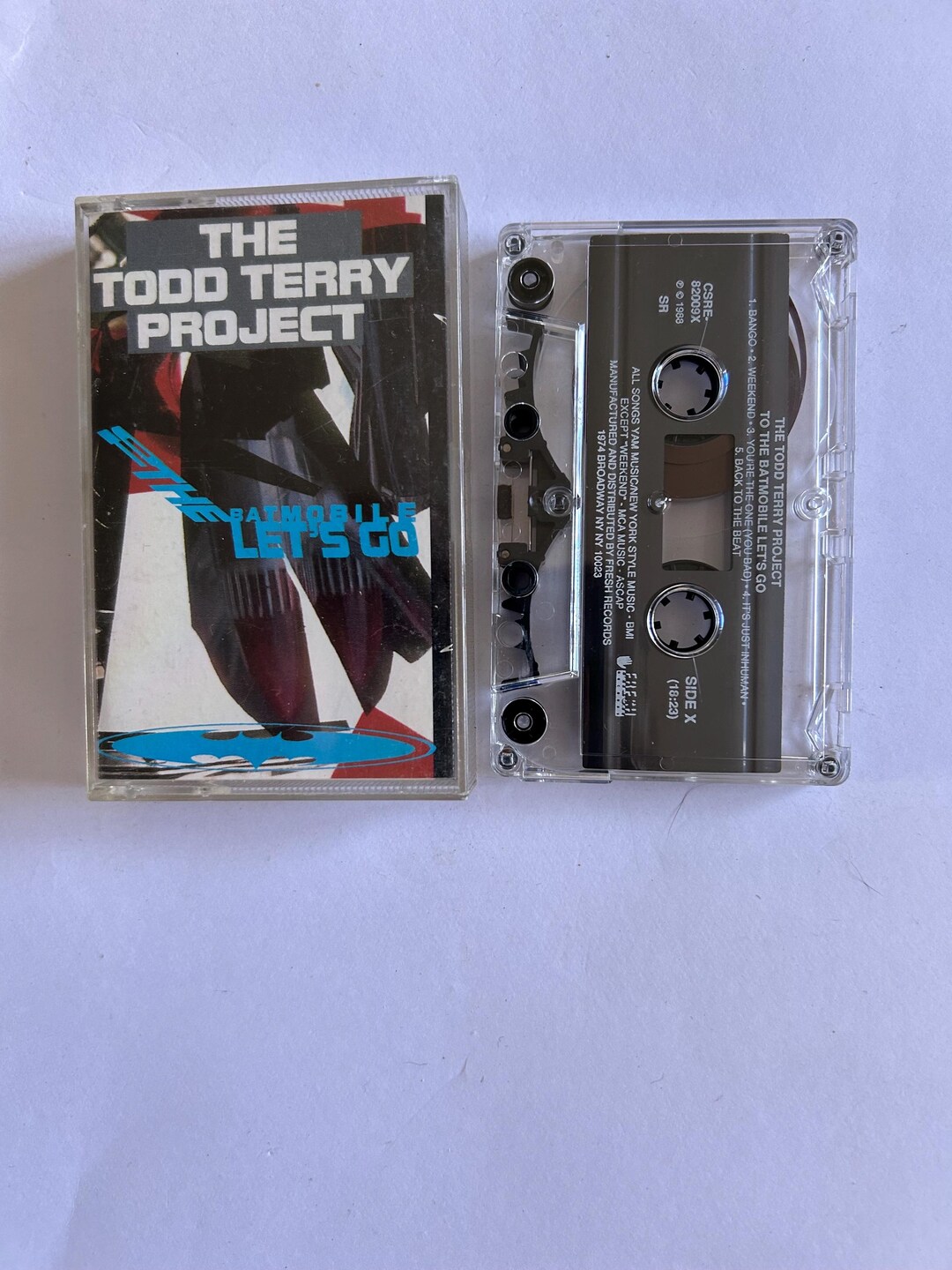 The Todd Terry Project to the Batmobile Lets Go Cassette Tape - Etsy