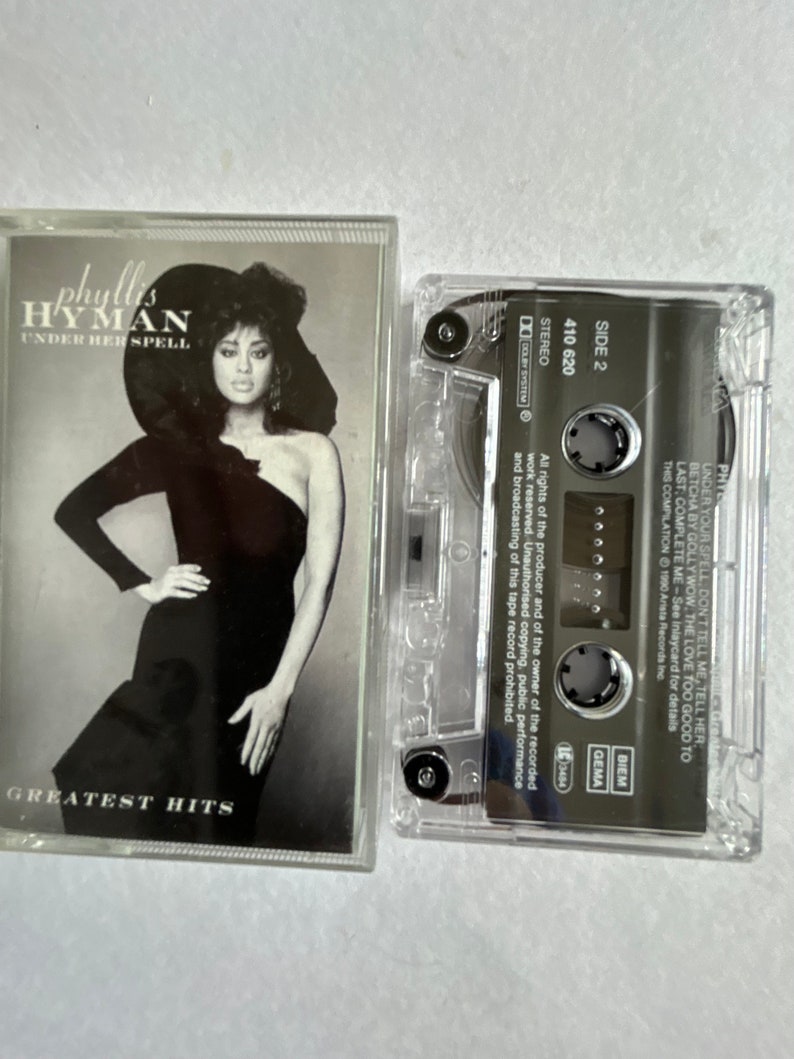 Phyllis Hyman Under Her Spell Greatest Hits Cassette Tape - Etsy
