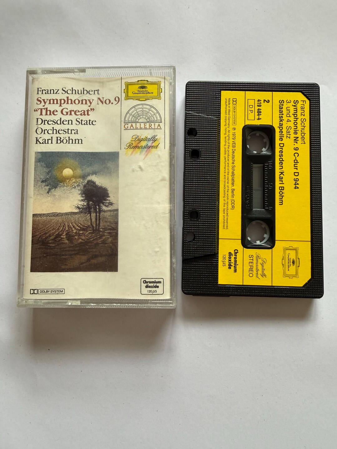 Franz Schubert Symphony No 9 Dresden State Orchestra Karl Bohm Cassette ...