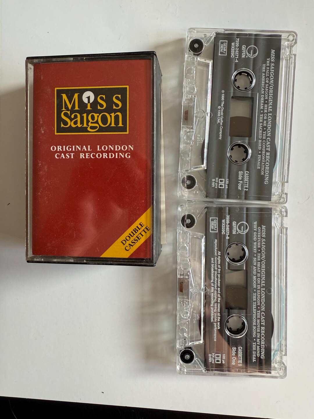 Miss Saigon Original London Cast Recording Double Cassette Tape - Etsy