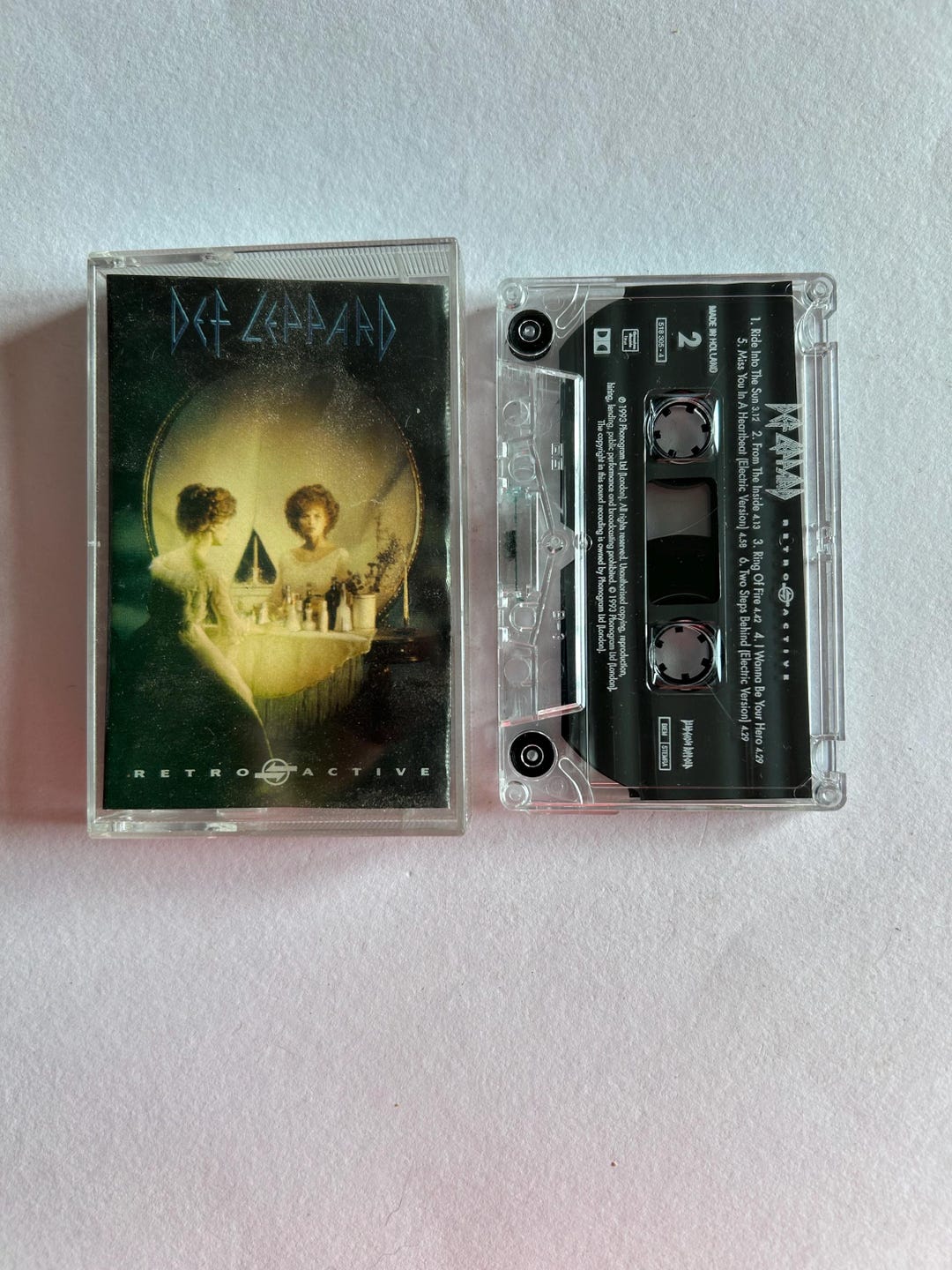 Def Leppard Retro Active Cassette Tape - Etsy