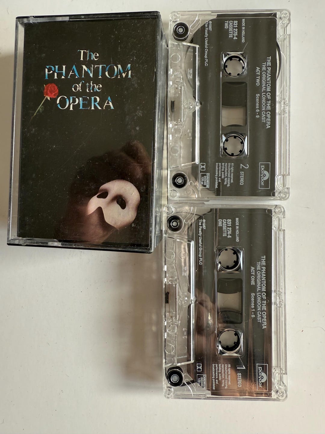 Phantom of the Opera Double Cassette Tape - Etsy