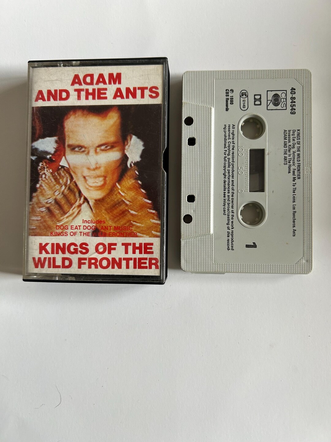 Adam and the Ants Kings of the Wild Frontier Cassette Tape - Etsy