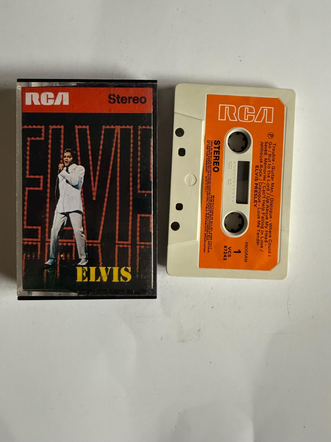 Elvis Presley Elvis Italian Cassette Tape - Etsy