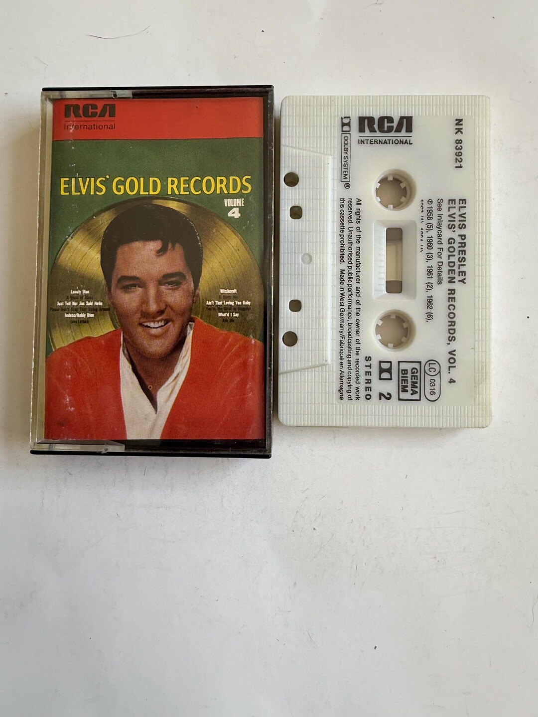 Elvis Presley Golden Records Vol 4 Cassette Tape - Etsy