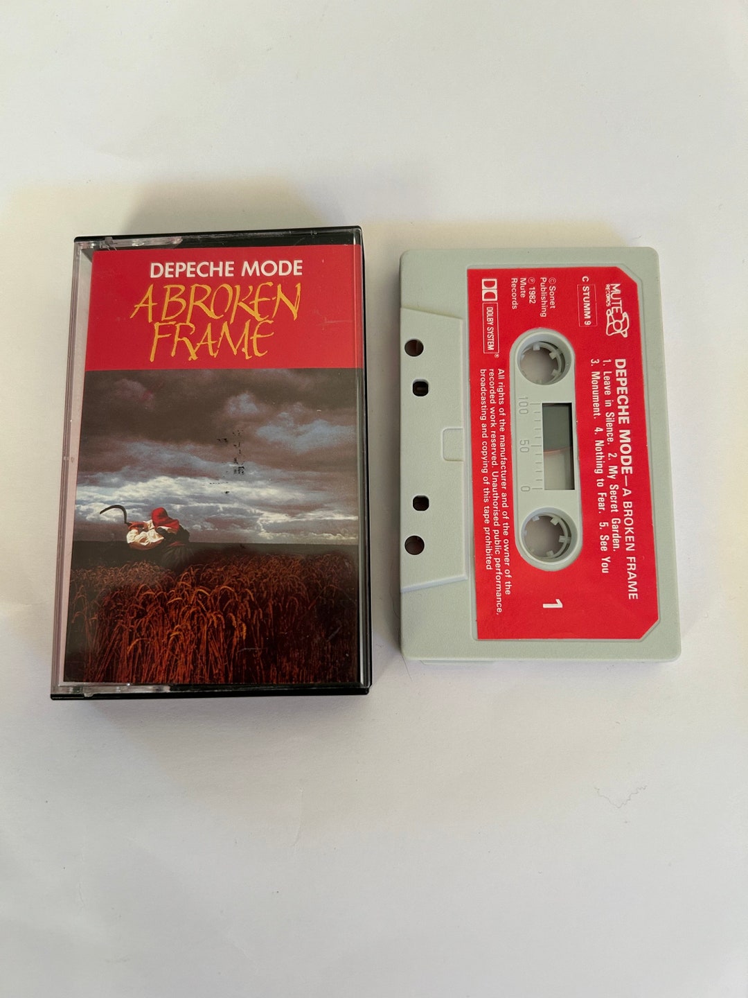 Depeche Mode A Broken Frame Cassette Tape - Etsy