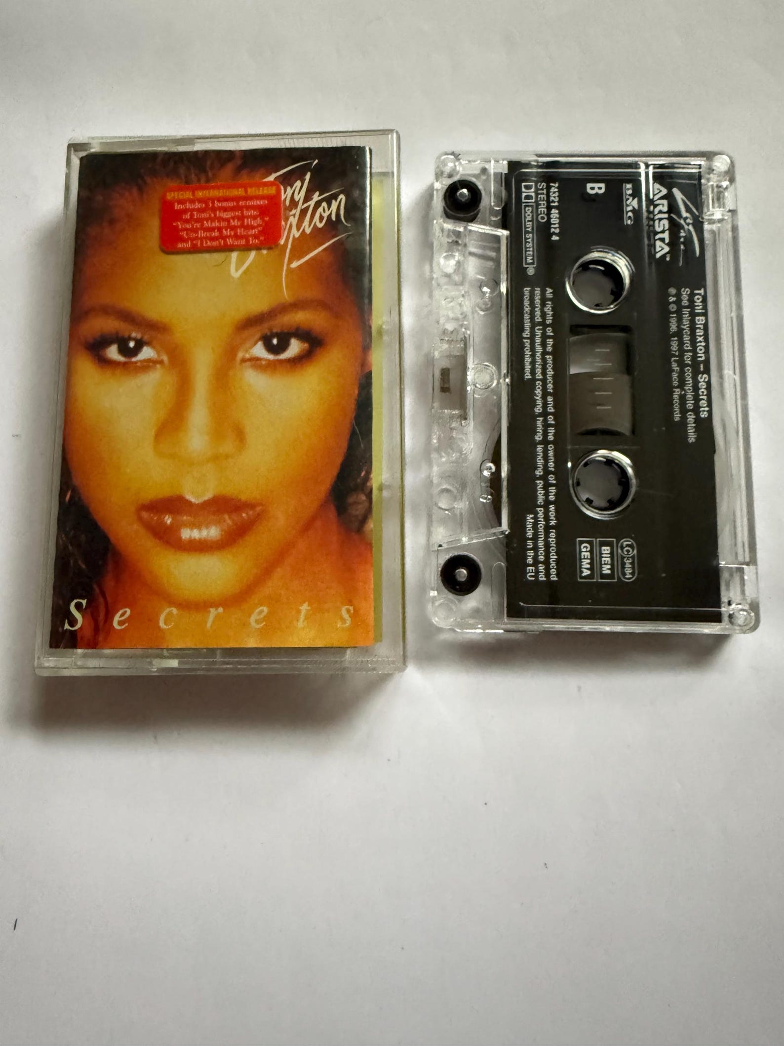 Toni Braxton Secrets Cassette Tape - Etsy