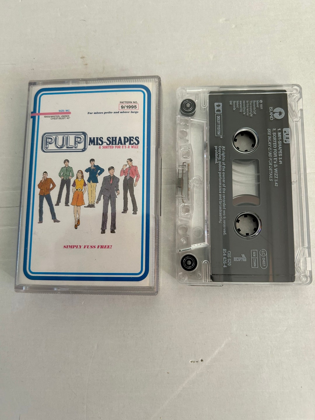 Pulp Mis-shapes Cassette Tape - Etsy