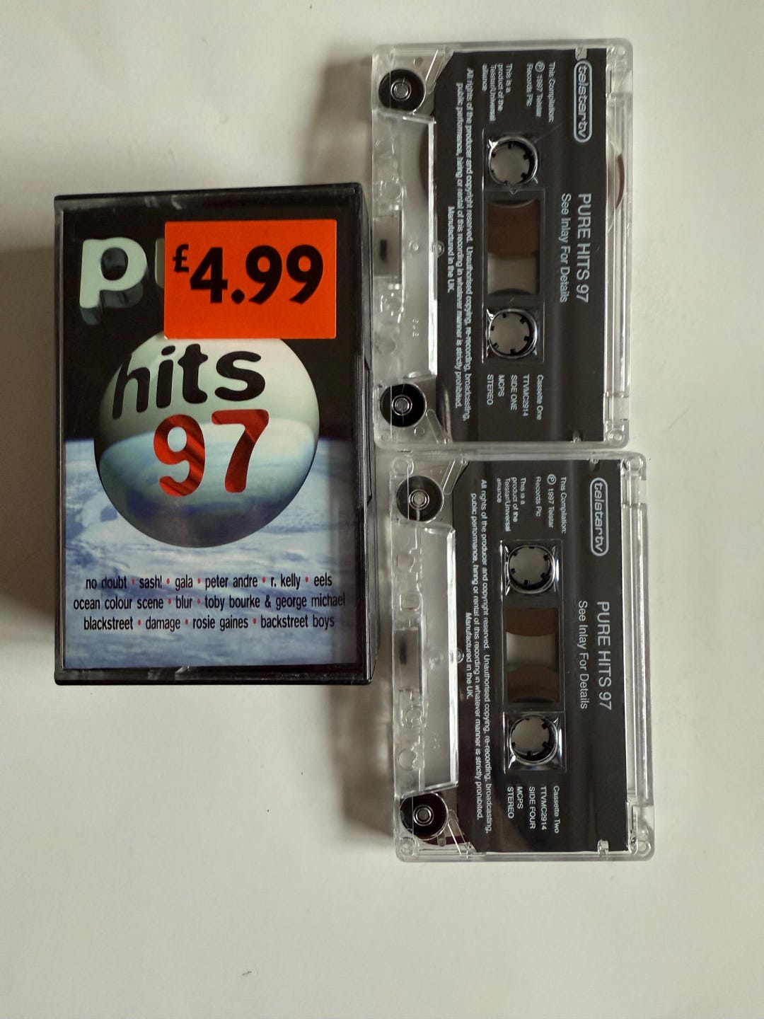 Pure Hits ‘97 Various Artists Double Cassette Tape - Etsy