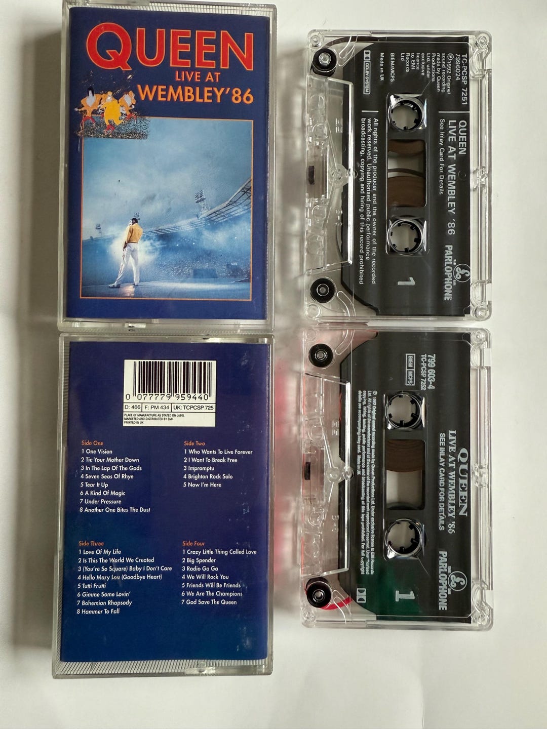 Queen Live at Wembley’86 Double Cassette Tape - Etsy