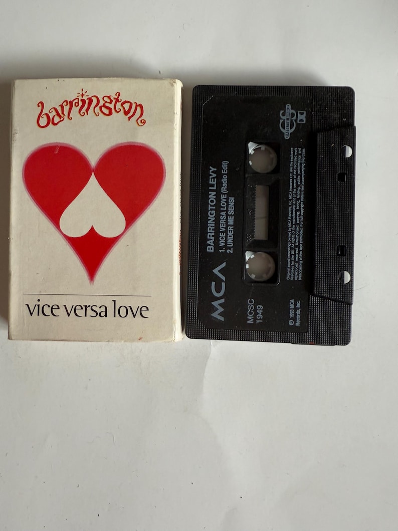 Barrington Levy Vice Versus Love Cassette Tape - Etsy