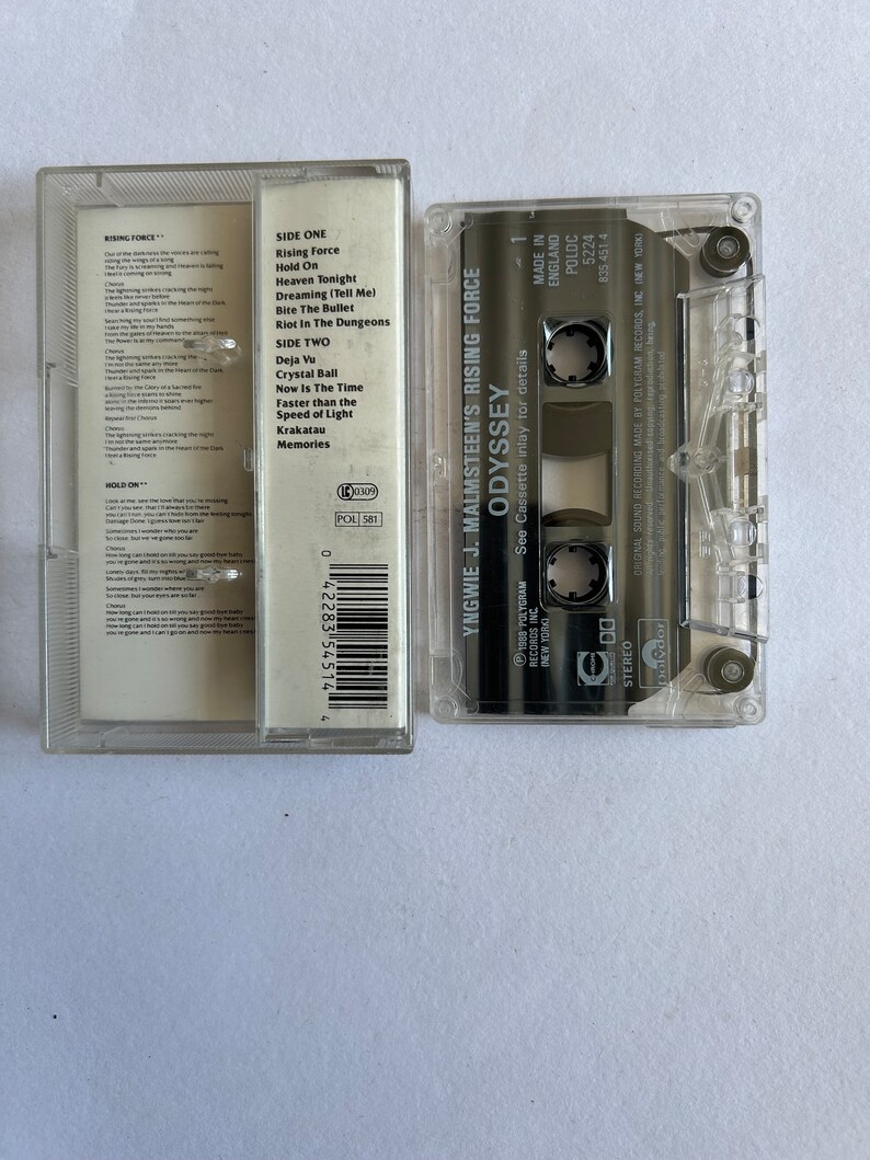 Yngwie Malmsteen Rising Force Cassette Tape - Etsy Canada