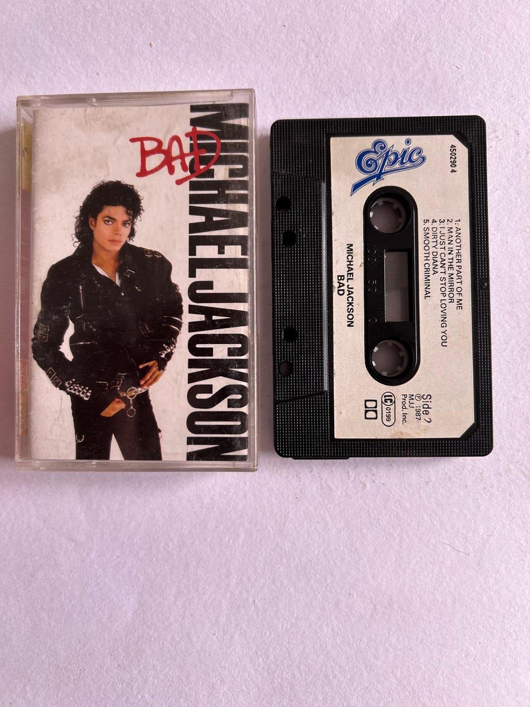 Michael Jackson BAD Cassette Tape - Etsy