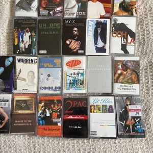 Rap,hip Hop Cassette Singles 2pac,puff Daddy,dr Dre,ll Cool J ,jay Z ...