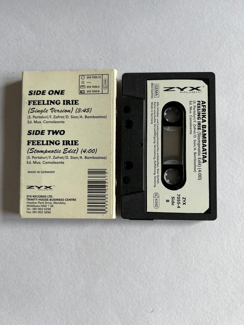 Afrika Bambaataa Feeling Irie Cassette Tape - Etsy