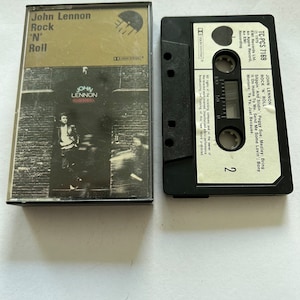 John Lennon Rock ‘N’ Roll Cassette Tape - Etsy