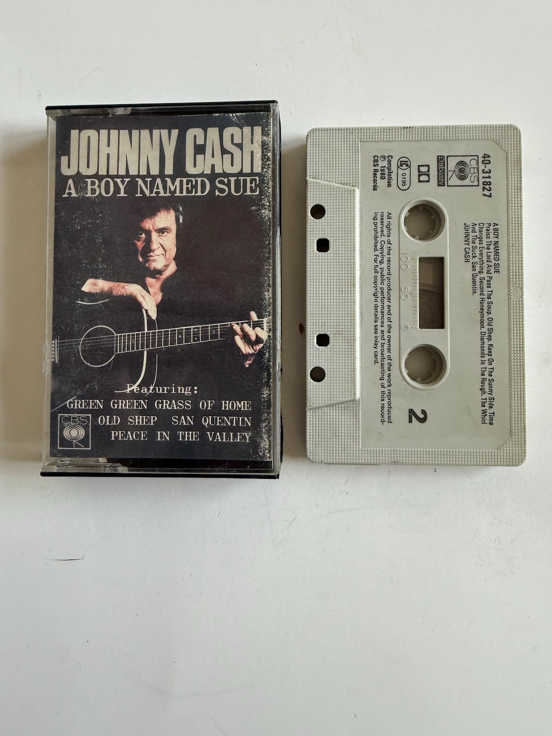 Johnny Cash A Boy Named Sue Cassette Tape - Etsy