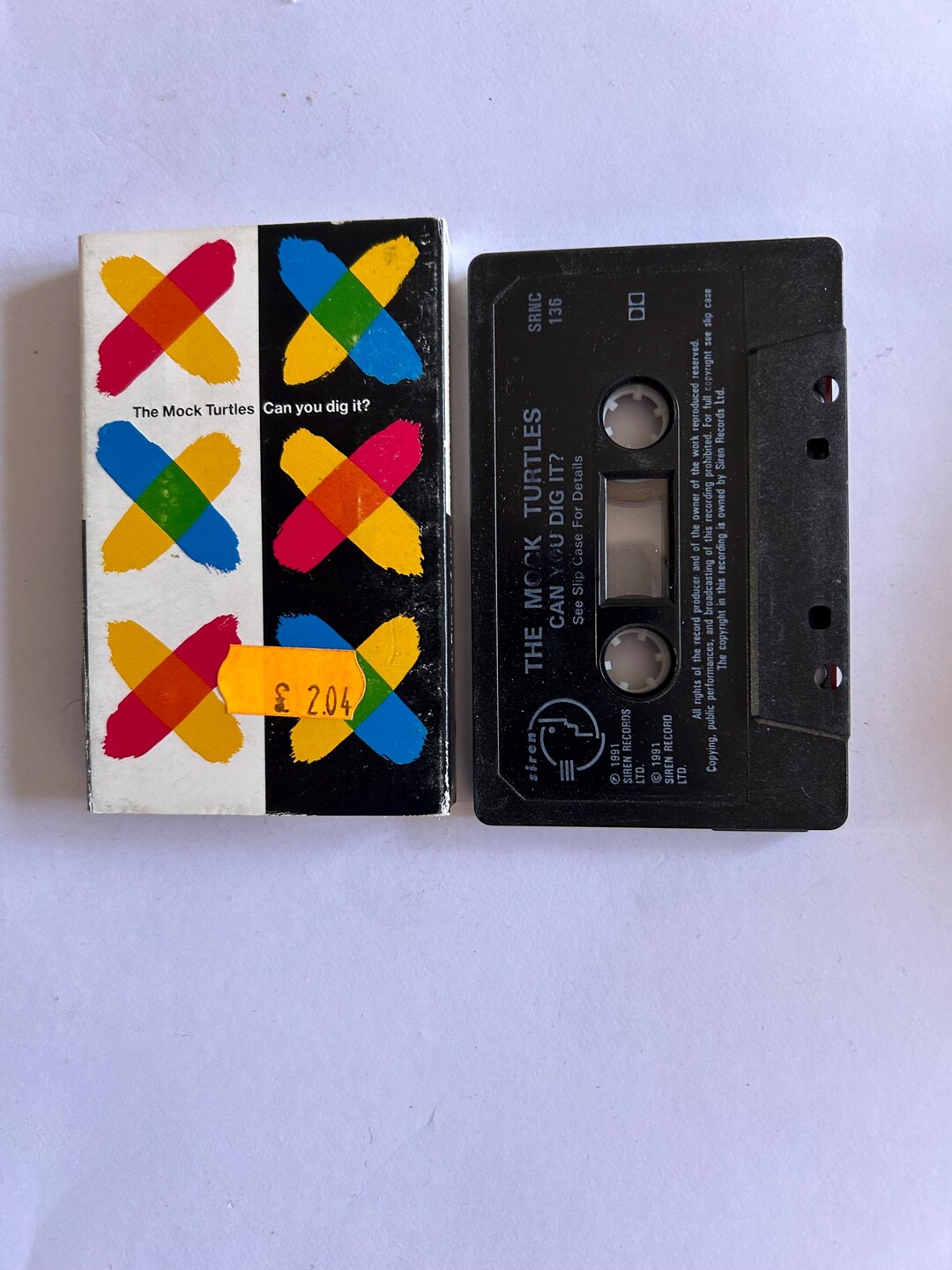 The Mock Turtles Can You Dig It? Some Wear and Tear to Sleeve Cassette ...