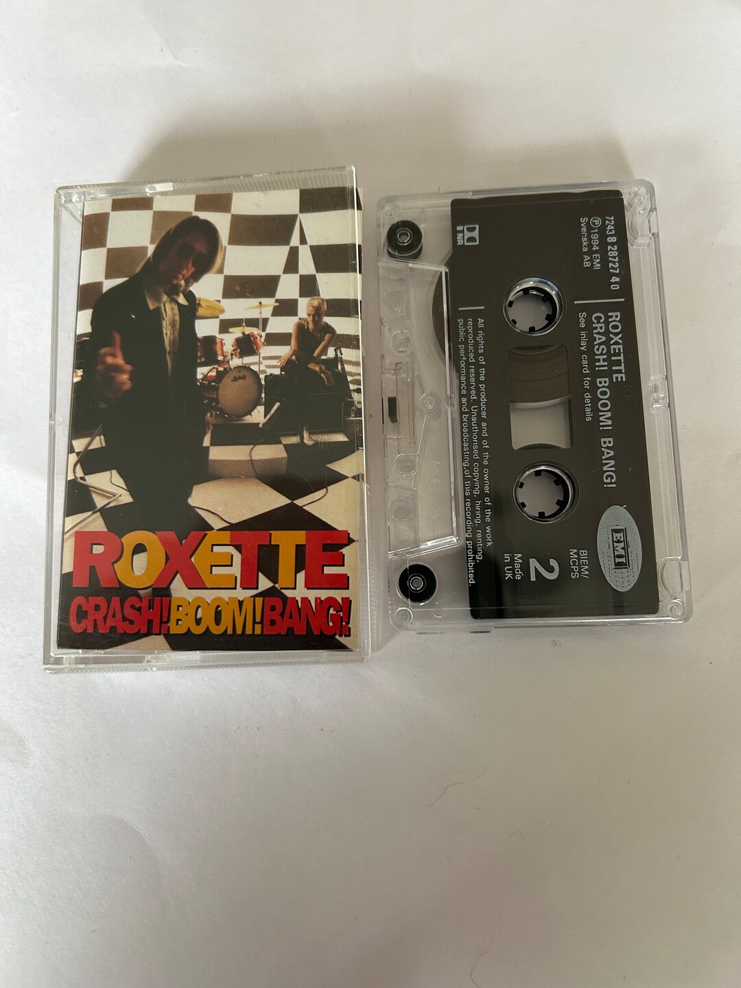 Roxette Crash! Boom! Bang! Cassette Tape - Etsy