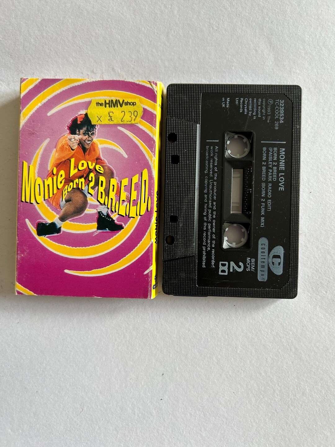 Monie Love Born to Breed Cassette Tape - Etsy