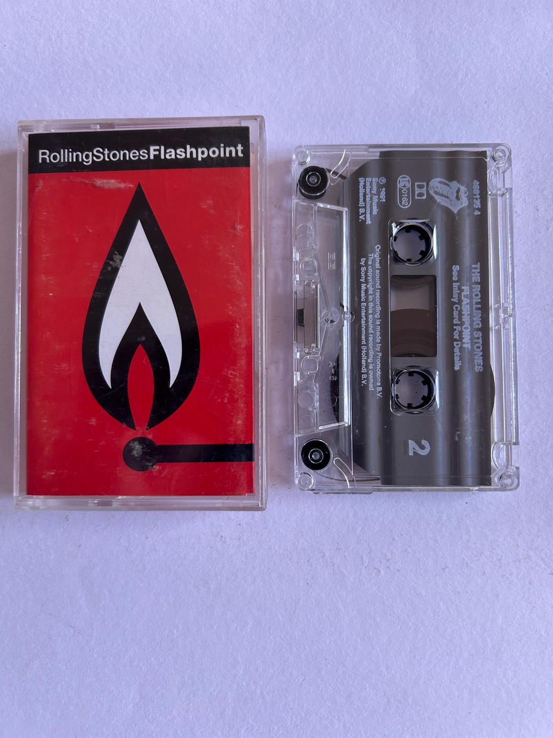 The Rolling Stones Flashpoint Cassette Tape - Etsy