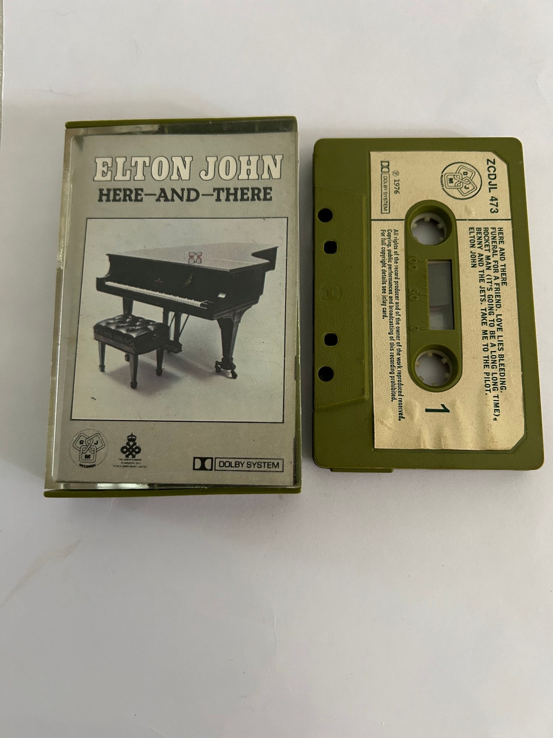 Elton John Here and There Cassette Tape - Etsy
