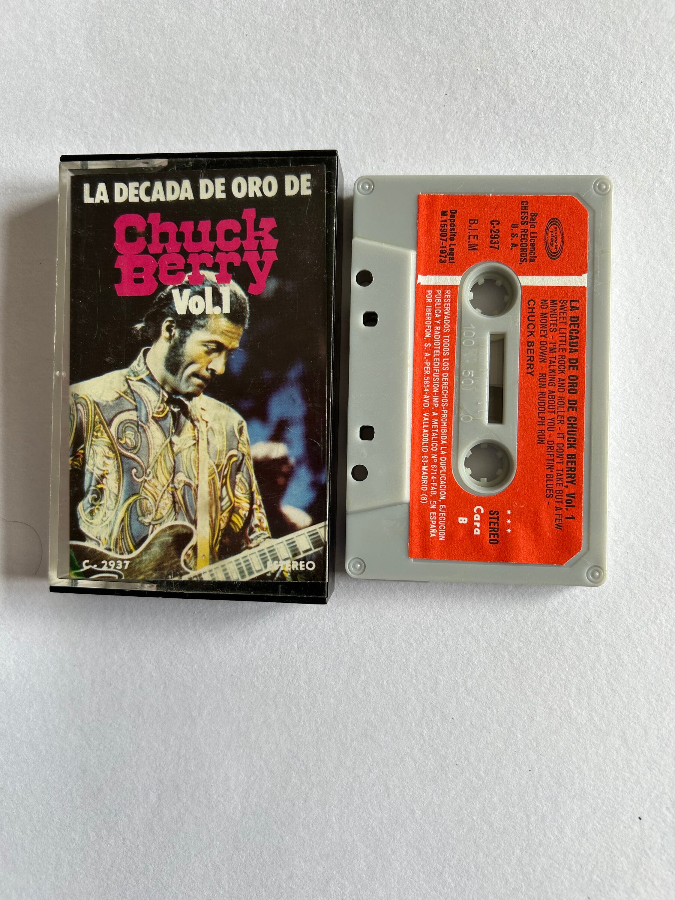 Chuck Berry La Decada De Oro De Chuck Berry Vol 1 Spanish Cassette Tape ...