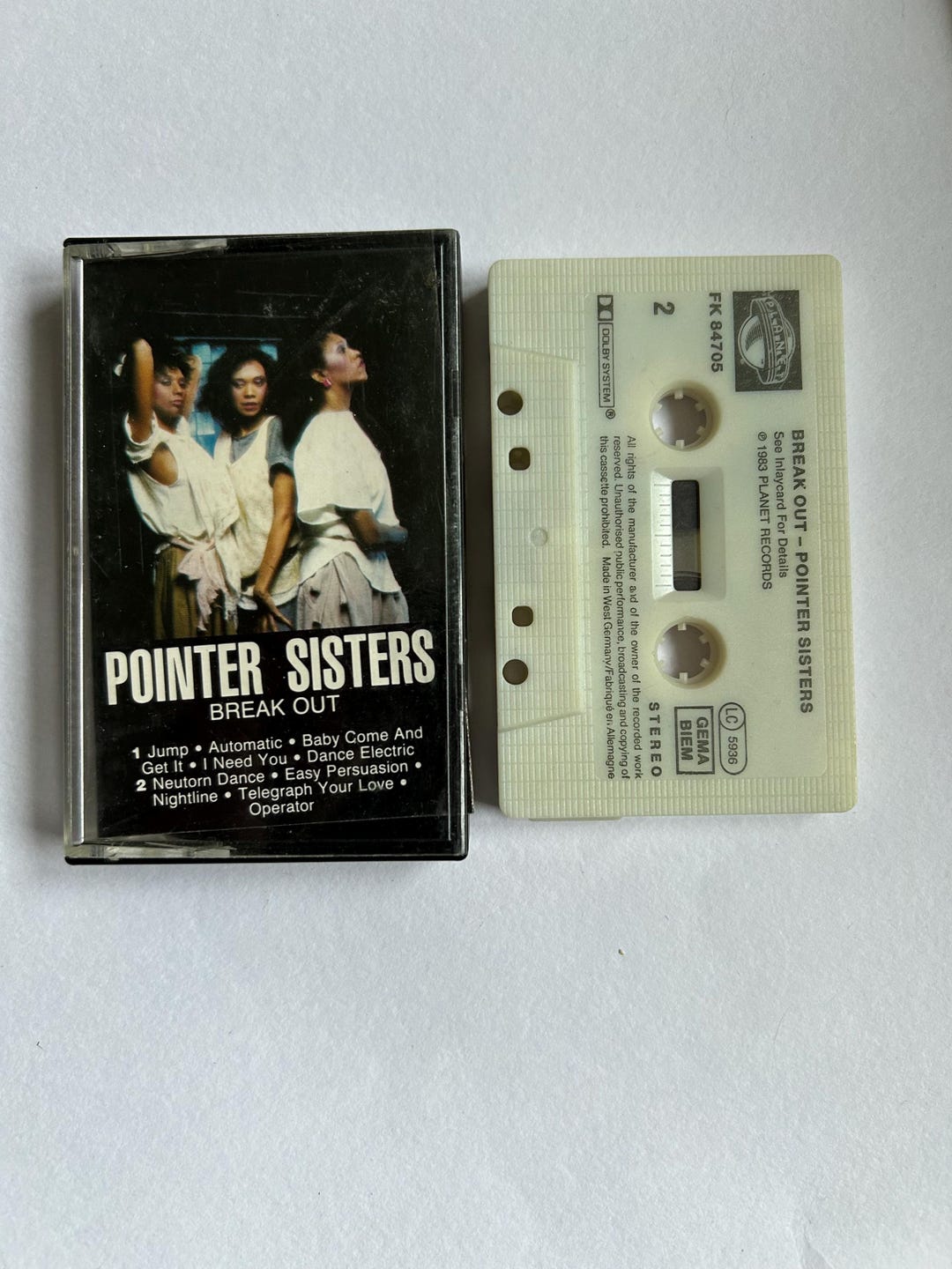 The Pointer Sisters Breakout Cassette Tape - Etsy