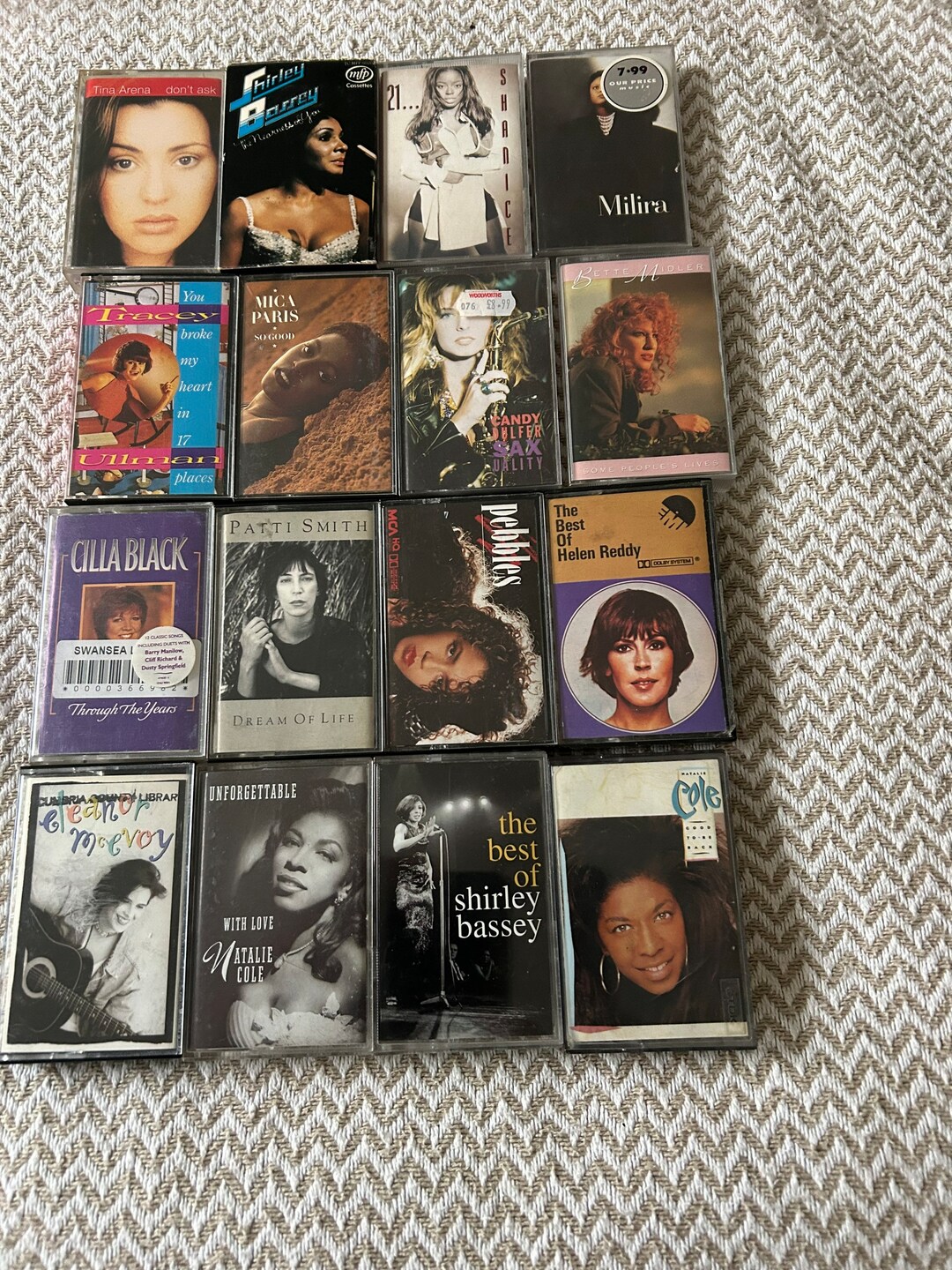 Female Artists Natalie Cole,shirley Bassey,shanice,kim Carnes,patti ...