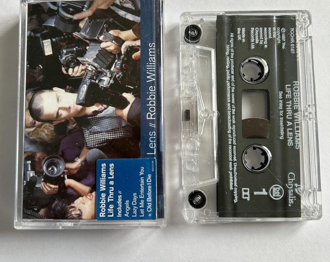 Robbie Williams Life Thru A Lens Cassette Tape - Etsy