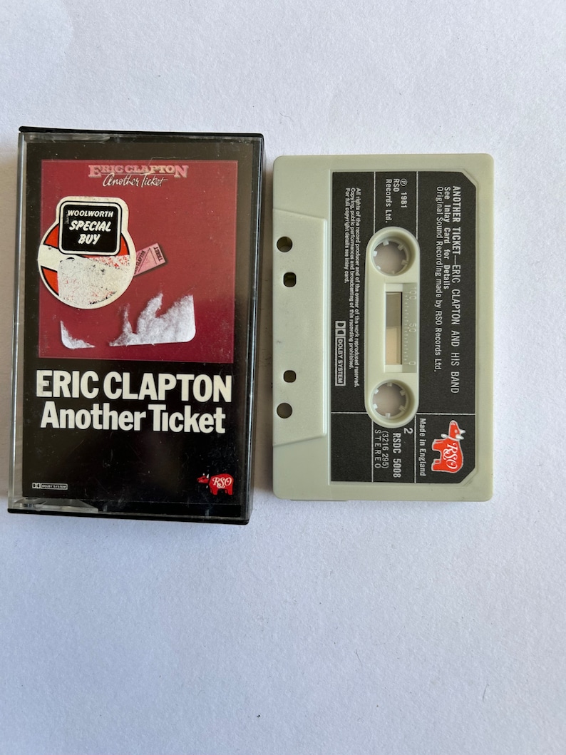 Eric Clapton Another Ticket Cassette Tape - Etsy