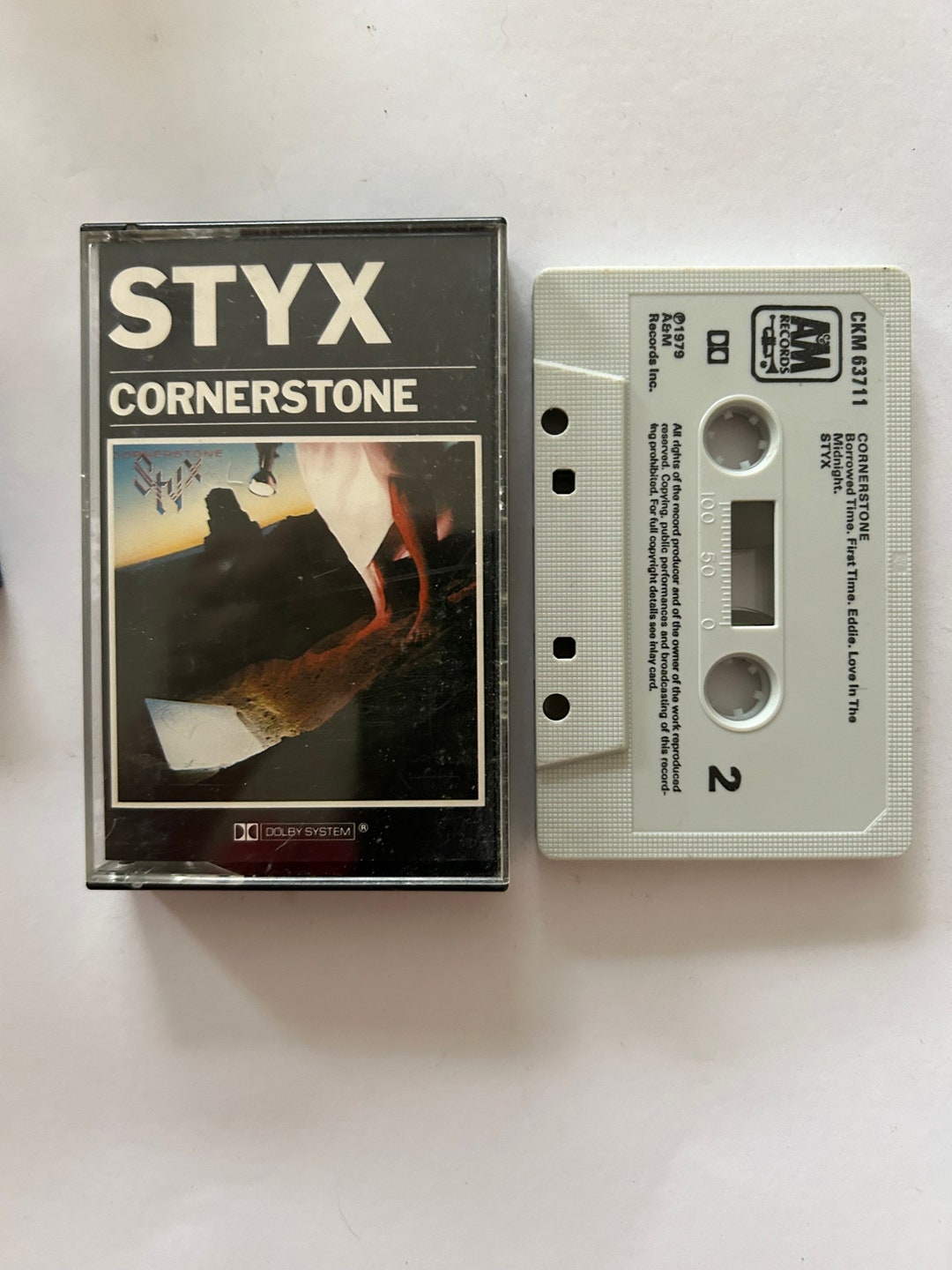 Styx Cornerstone Cassette Tape - Etsy