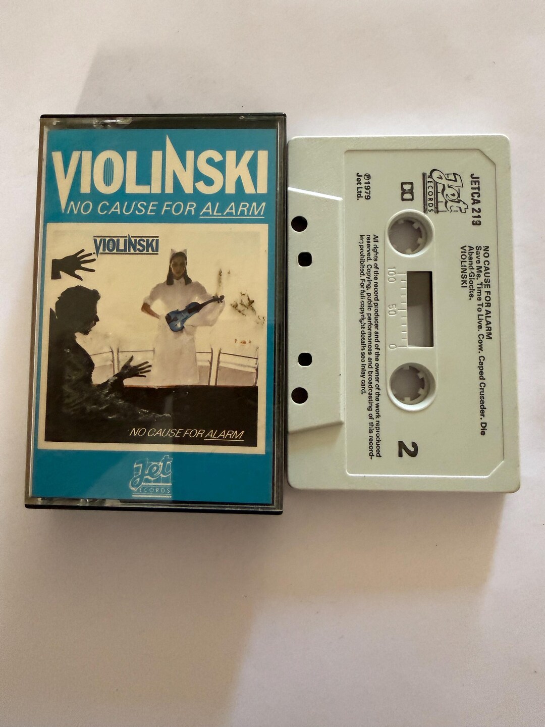 Violinski No Cause for Alarm Pen Mark on Sleeve Cassette Tape - Etsy Canada