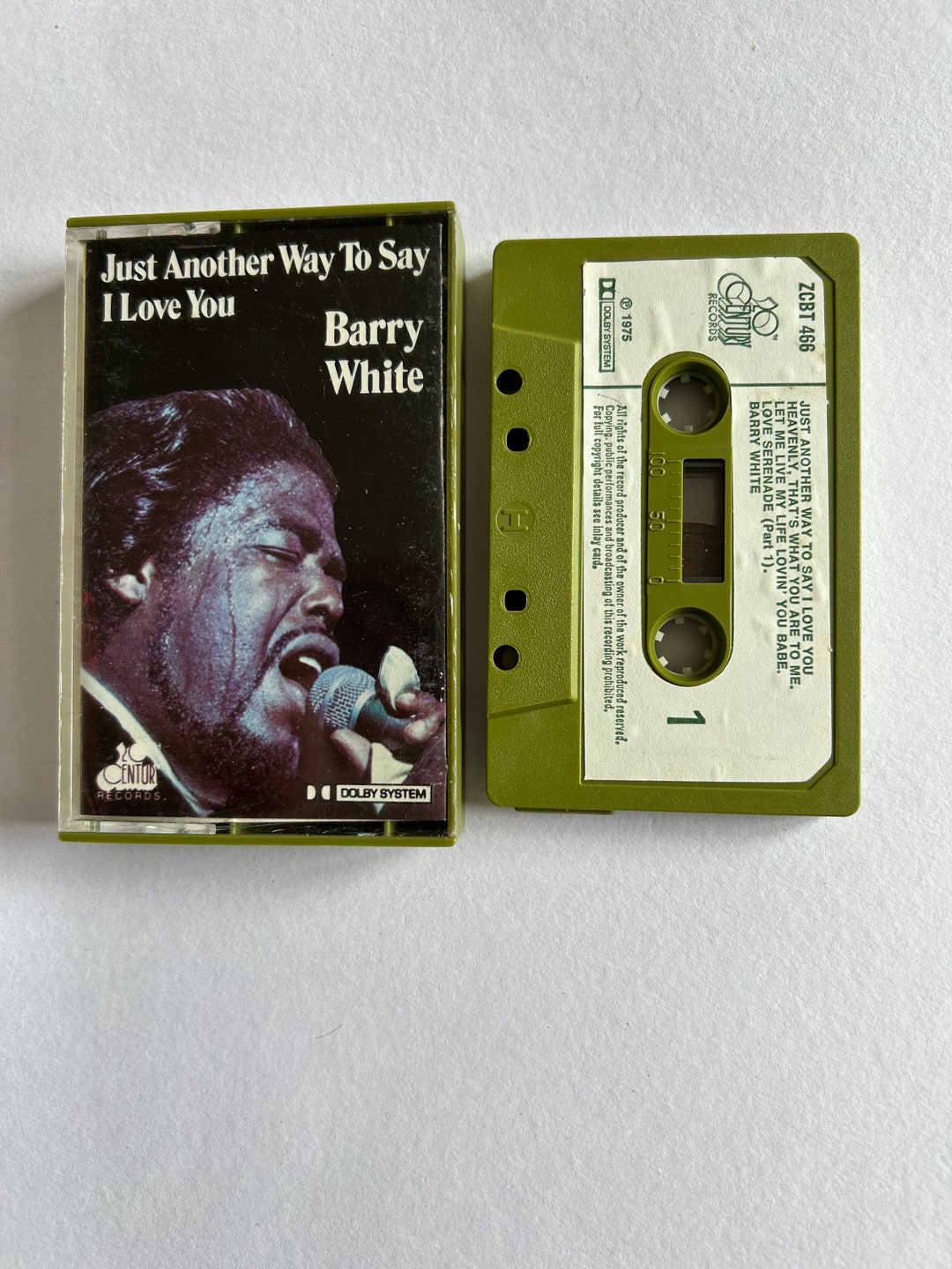 Barry White Just Another Way to Say I Love You Cassette Tape - Etsy
