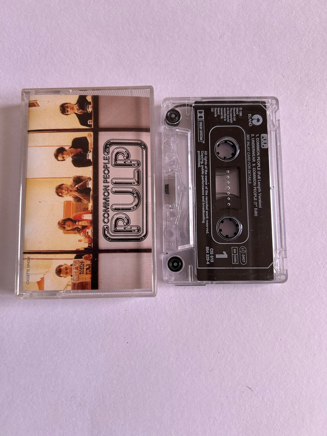 Pulp Common People Cassette Tape - Etsy