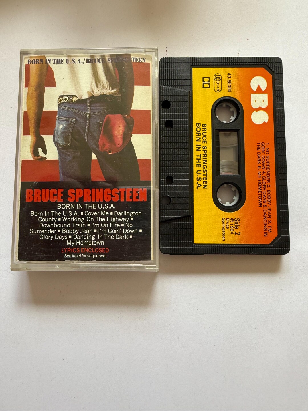 Bruce Springsteen Born in the USA Cassette Tape - Etsy