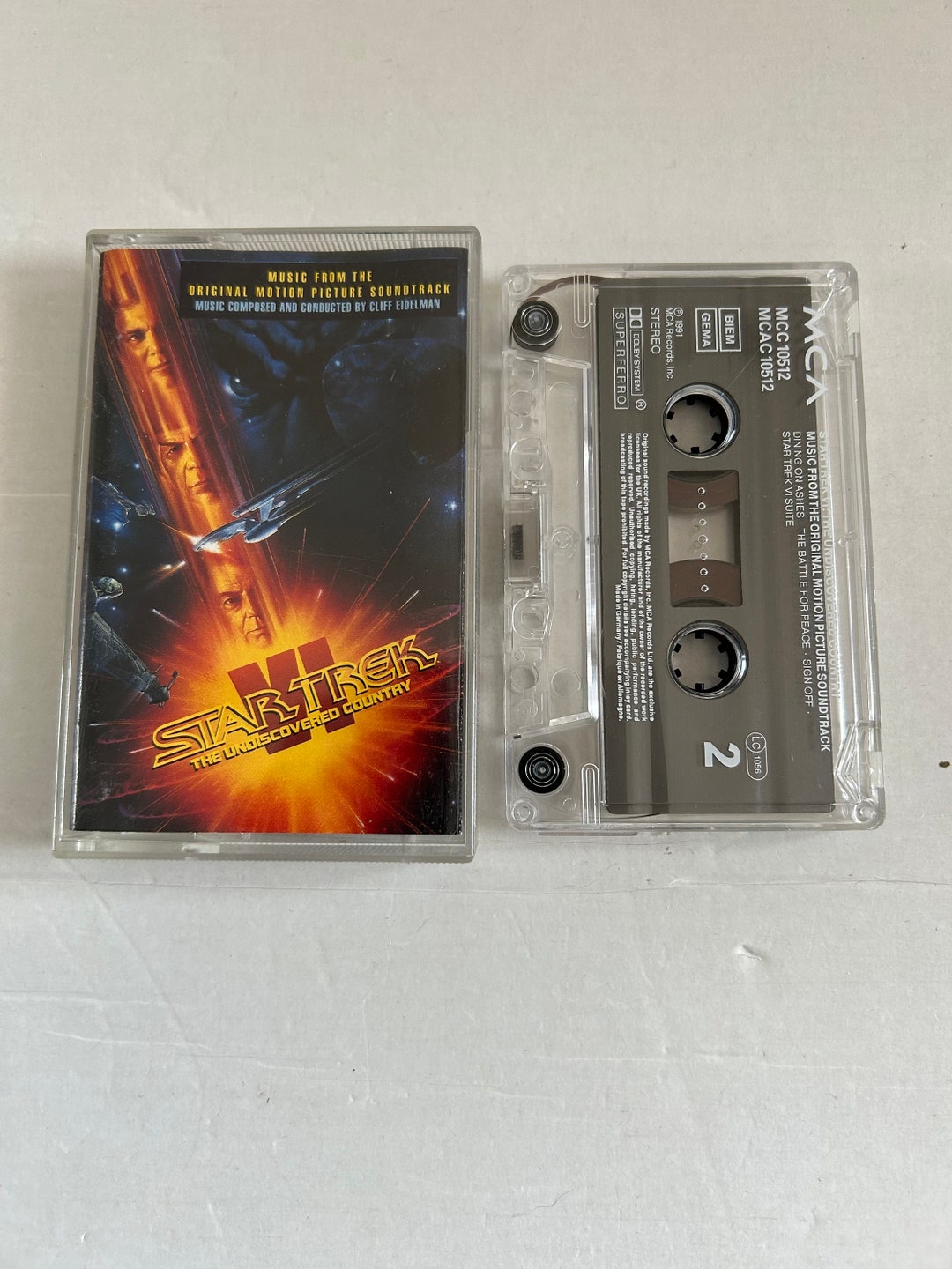 Star Trek VI the Undiscovered Country Soundtrack Cassette Tape - Etsy