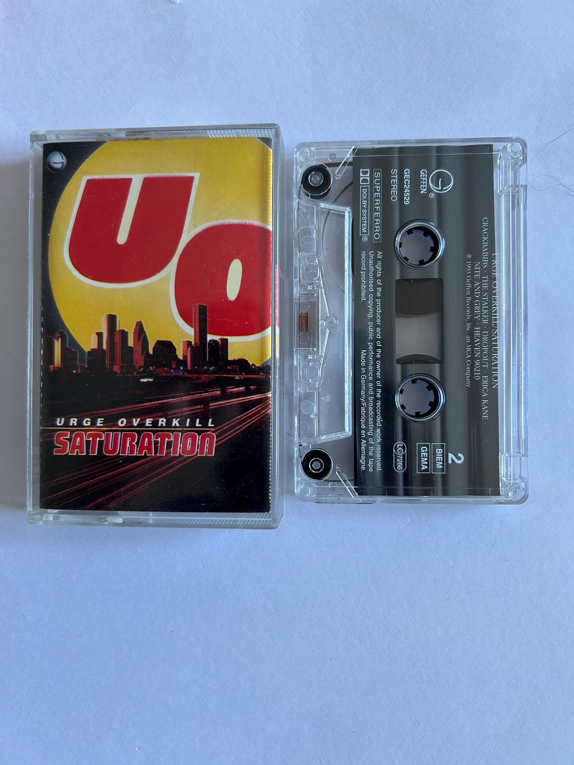 Urge Overkill Saturation Cassette Tape - Etsy