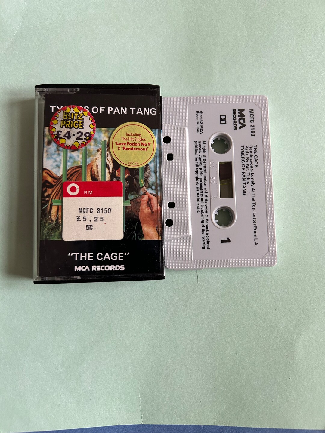 Tygers of Pan Tang the Cage Cassette Tape - Etsy