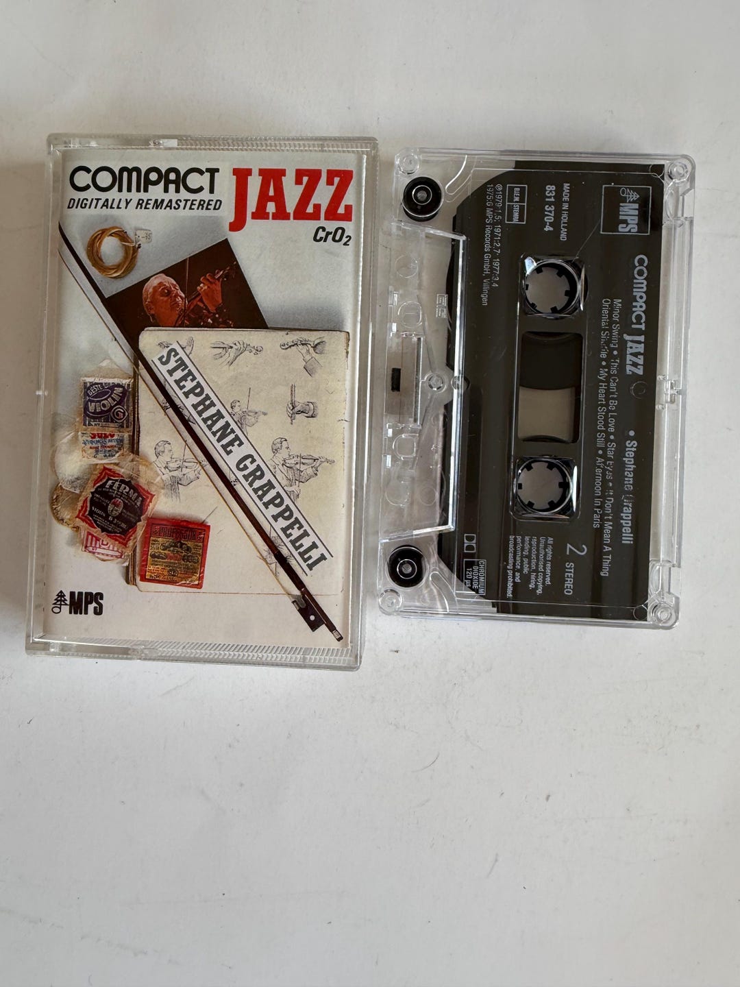 Stephane Grappelli Compact Jazz Cassette Tape - Etsy