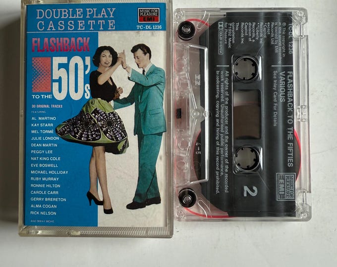 Flashback to the 50s Various Artists Cassette Tape - Etsy
