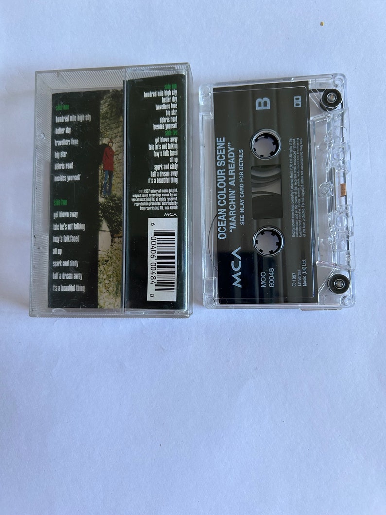 Ocean Colour Scene Marchin’ Already Cassette Tape - Etsy