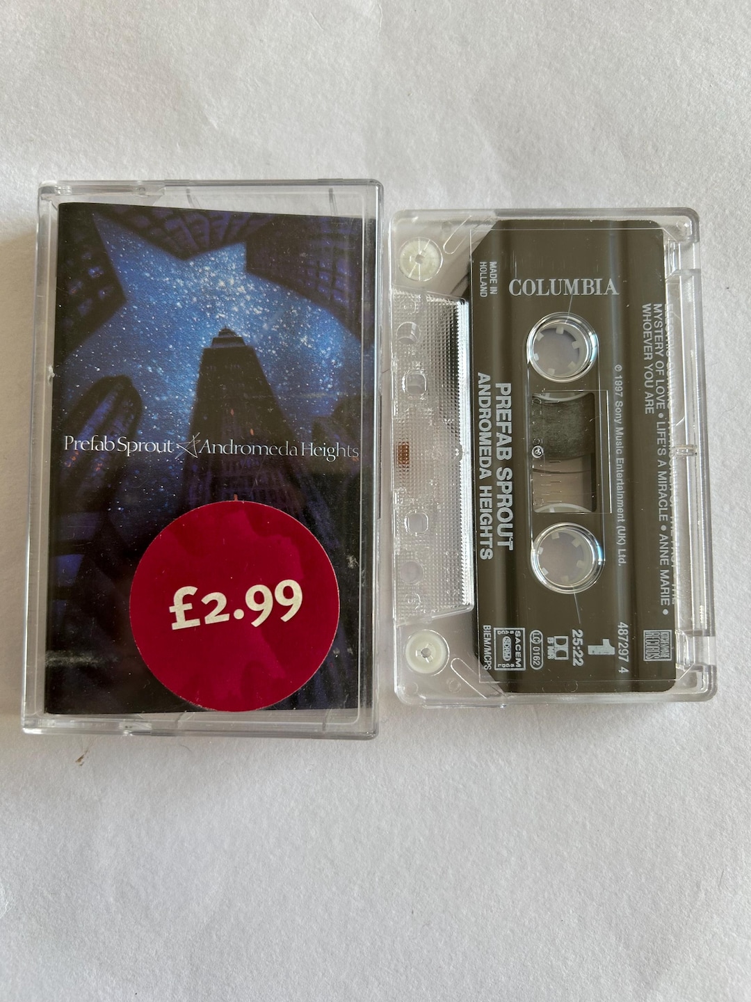 Prefab Sprout Andromeda Heights Cut in Spine Cassette Tape - Etsy