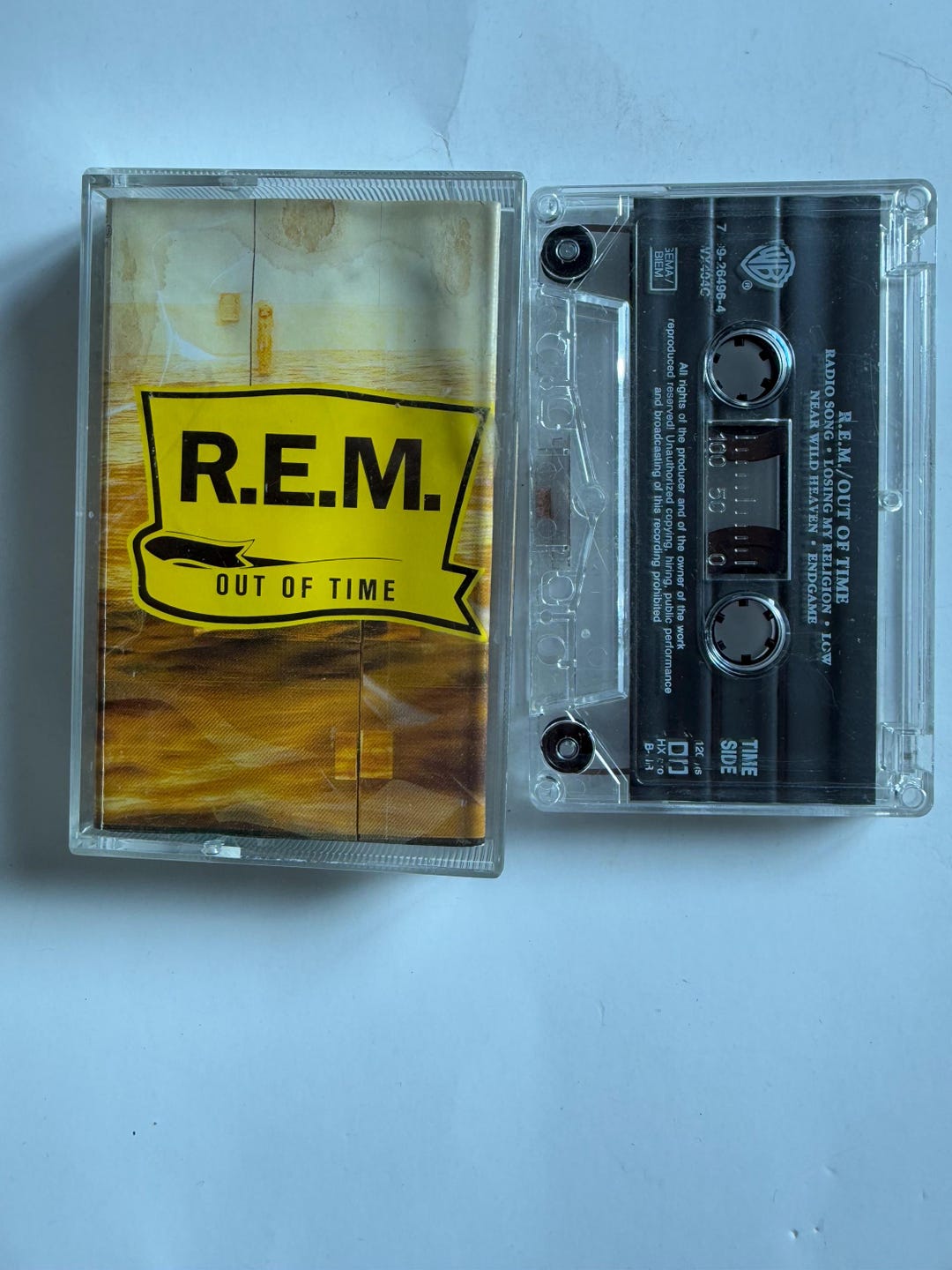 REM Out of Time Water Damage to Sleeve Cassette Tape - Etsy