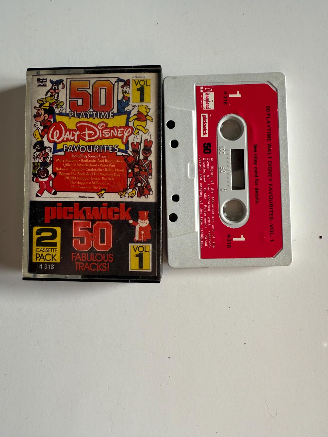 50 Playtime Walt Disney Favourites Cassette Tape - Etsy
