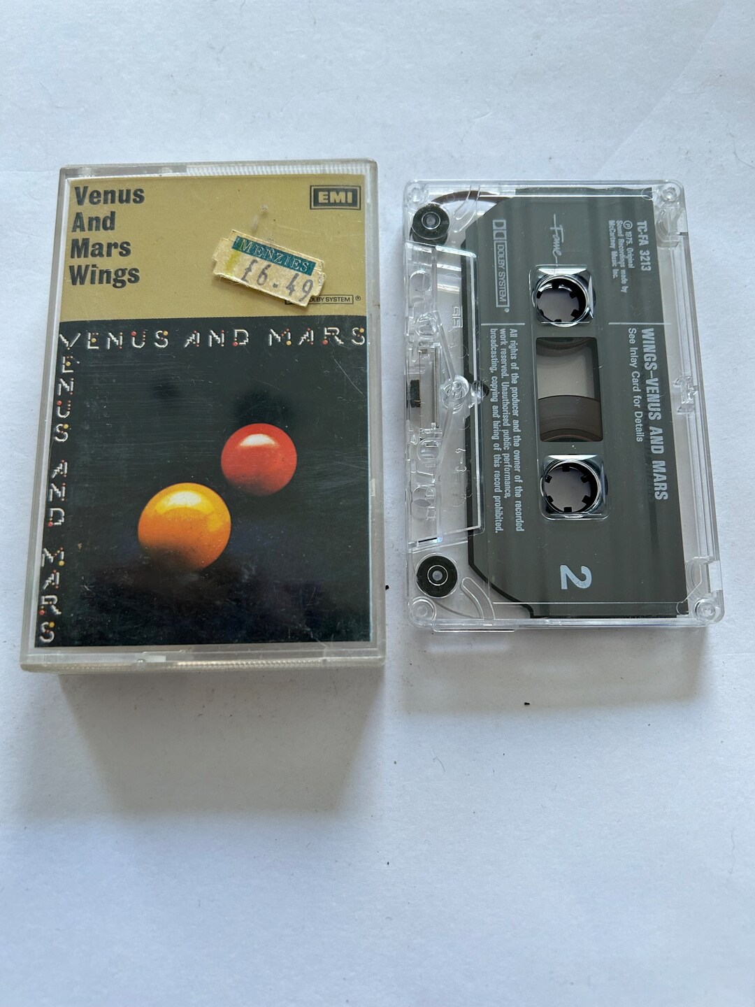 Wings Paul Mccartney Venus and Mars Cassette Tape - Etsy